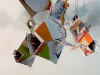 more fish mobiles | Kirsty loves cardboard