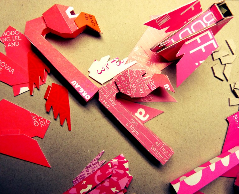 Flamingo Au-go-go | Kirsty loves cardboard