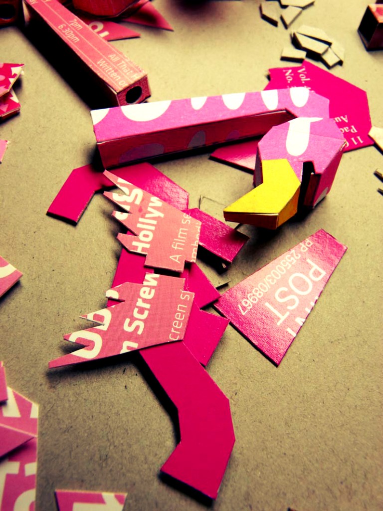 Flamingo Au-go-go | Kirsty loves cardboard