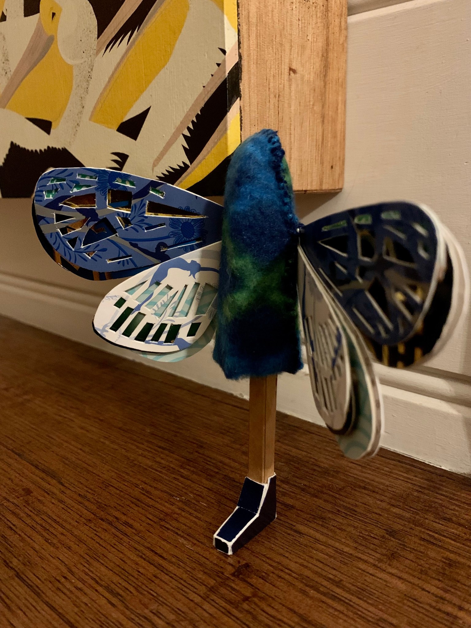 One legged Sally moth | Kirsty loves cardboard